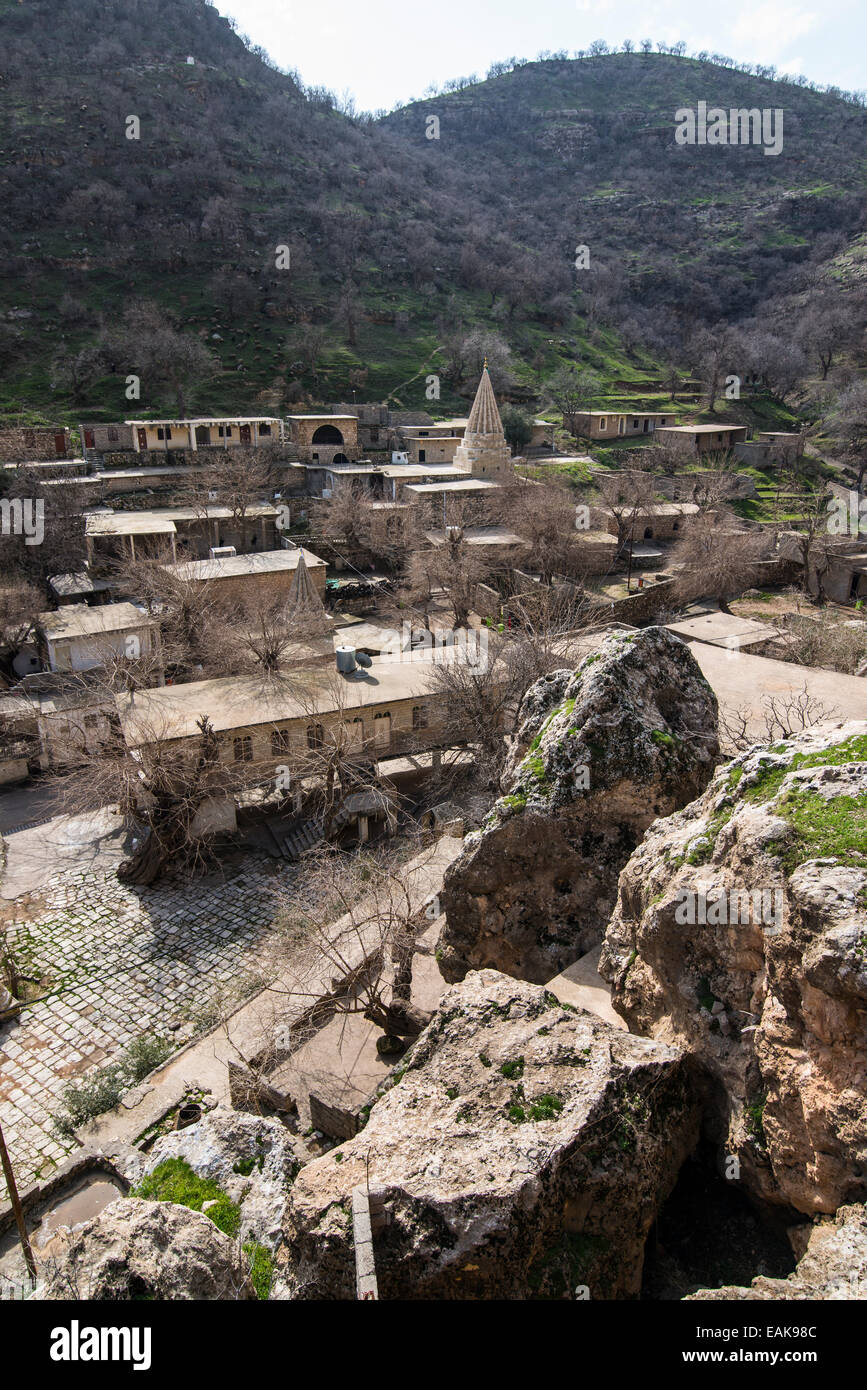 Townscape of Lalish, Lalish, Iraq Stock Photo - Alamy