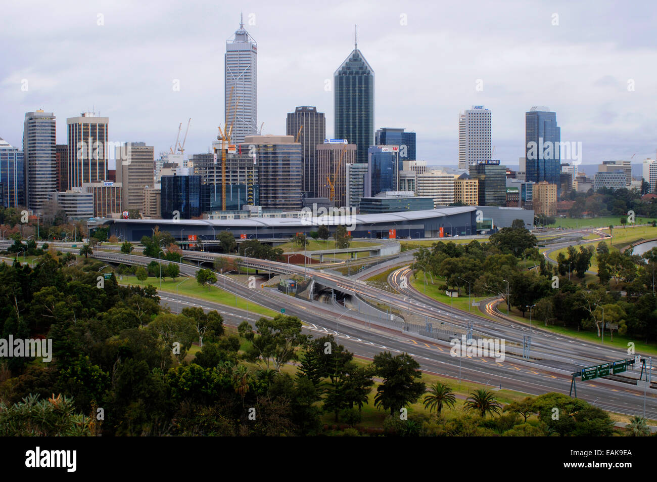 Skyline of Perth, Perth, Western Australia, Australia Stock Photo - Alamy