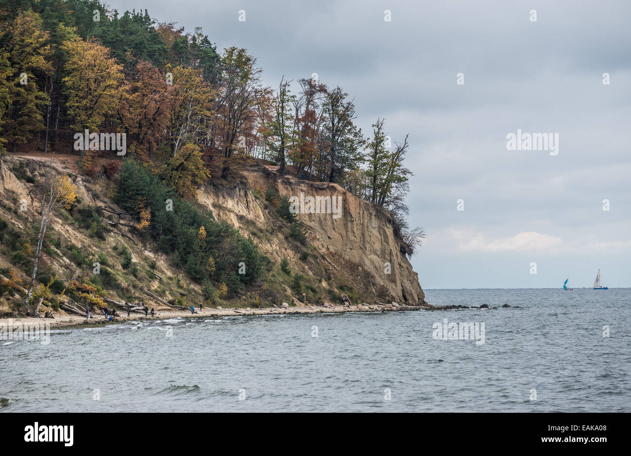 Cliff like coastline kepa redlowska over hi-res stock photography and ...