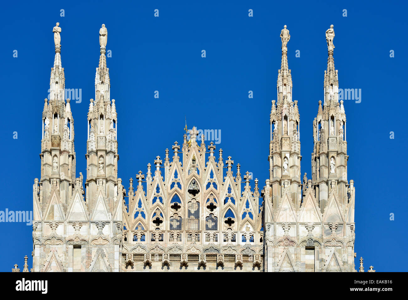 Spires cathedral of milan hi-res stock photography and images - Alamy