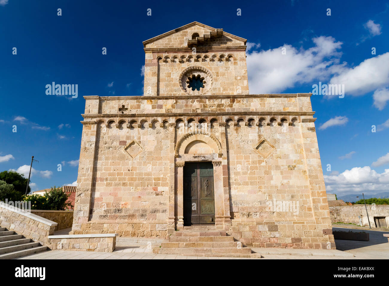 Romanesque-Pisan Cathedral of Santa Maria di Monserrato, consecrated in ...