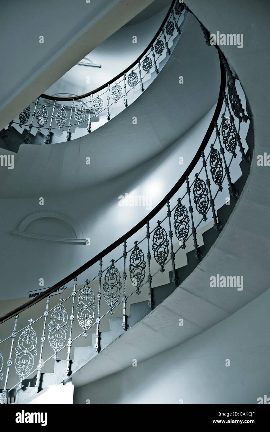 interior stairs - image for book cover Stock Photo - Alamy