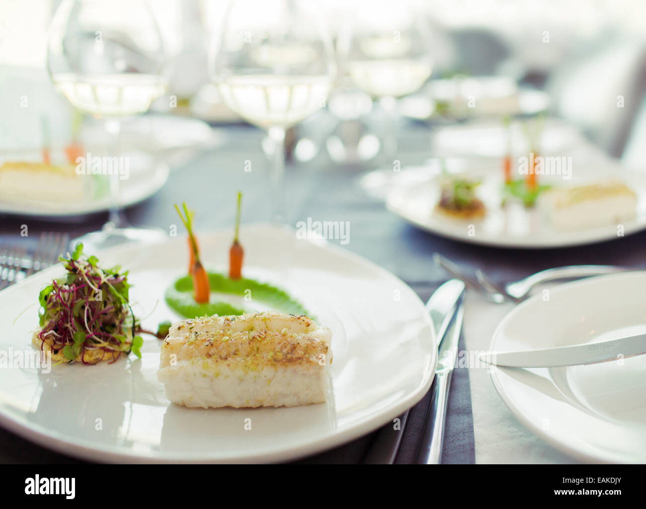 Fancy meal garnish hi-res stock photography and images - Alamy