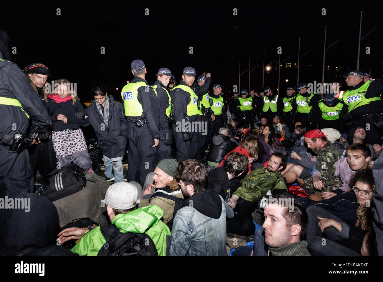 Police pay protest hi-res stock photography and images - Alamy