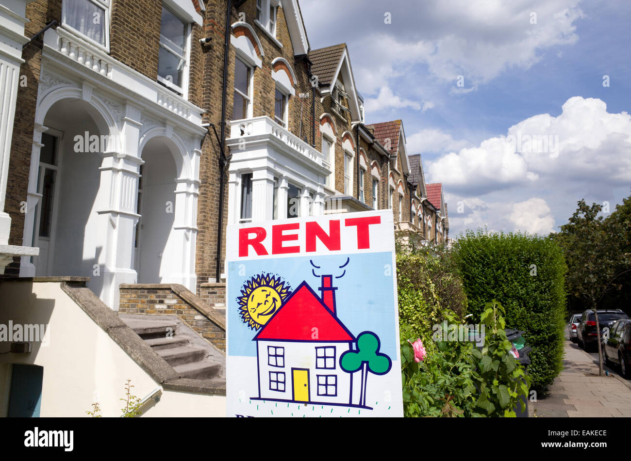 Signs to let rent hi-res stock photography and images - Alamy