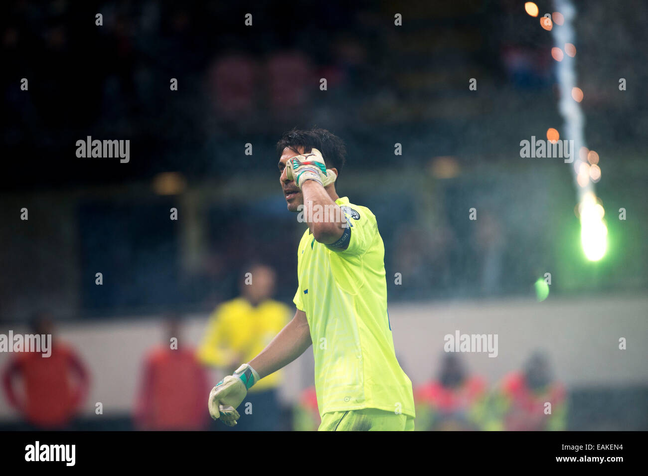 Milan, Italy. 16th Nov, 2014. Gianluigi Buffon (ITA) Football/Soccer ...