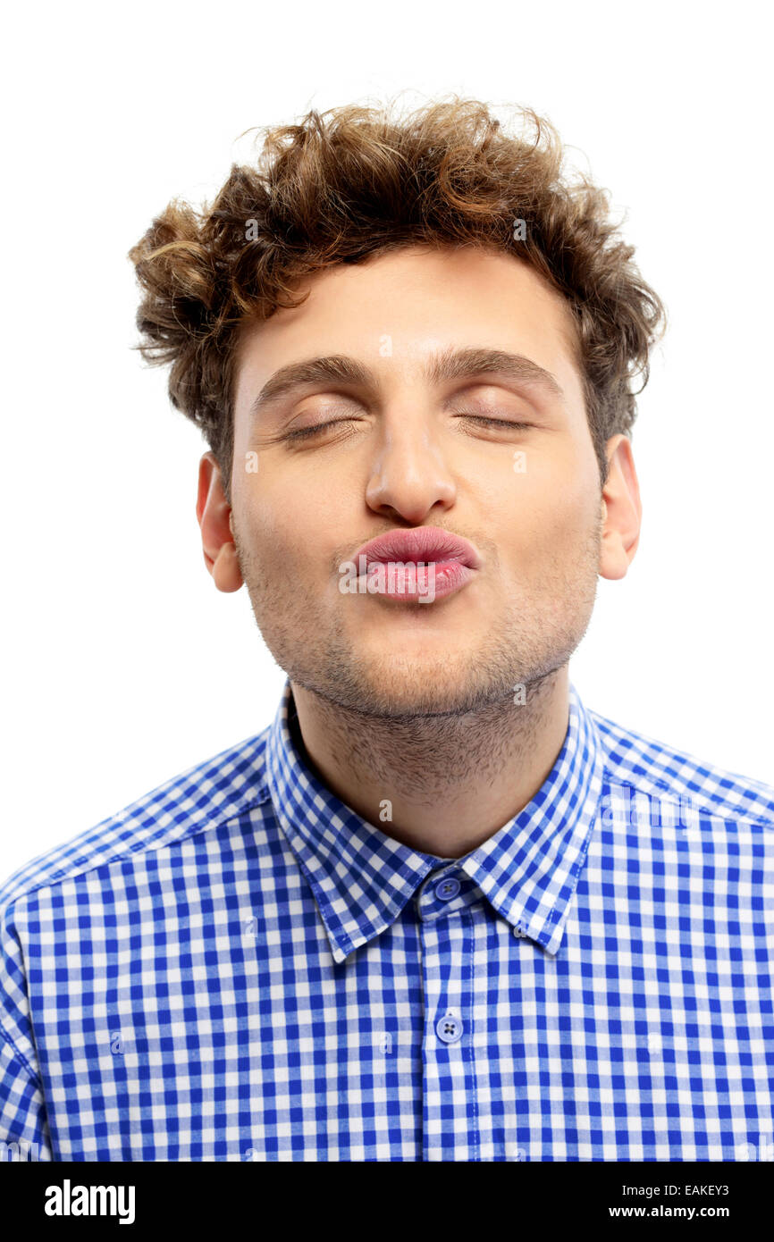 Kissing camera hi-res stock photography and images - Alamy