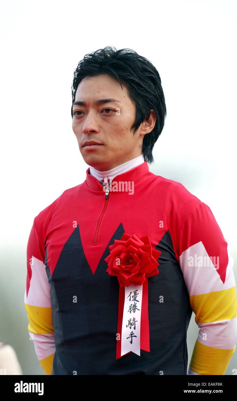 Kyoto, Japan. 16th Nov, 2014. Yuga Kawada Horse Racing : Jockey Yuga ...