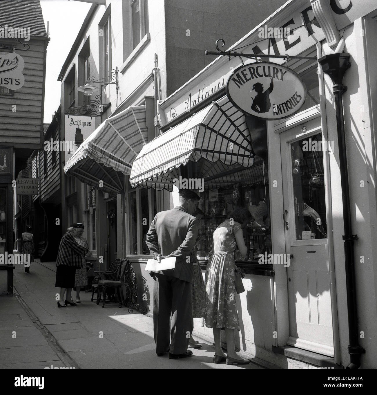 Shop Window 1950s High Resolution Stock Photography and Images - Alamy