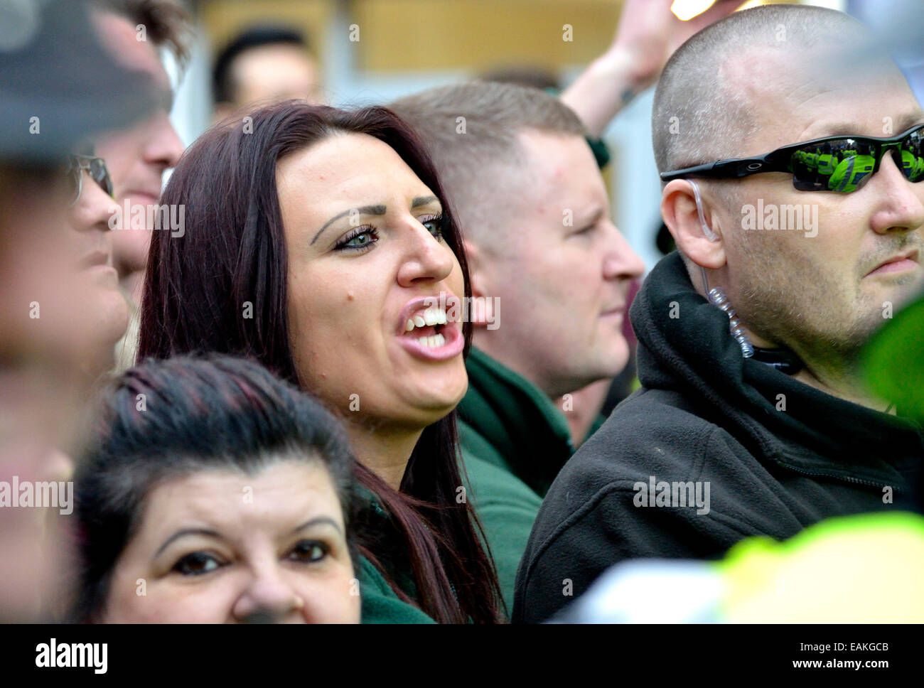 Jayda Fransen, Britain First deputy leader in Rochester, 2014. Paul ...