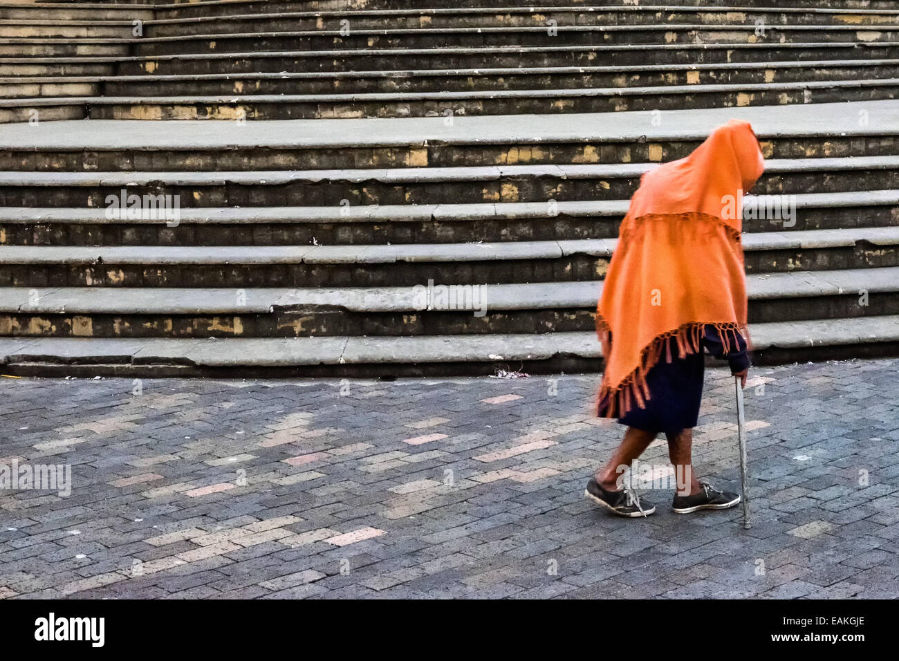 Poor woman walking hi-res stock photography and images - Alamy