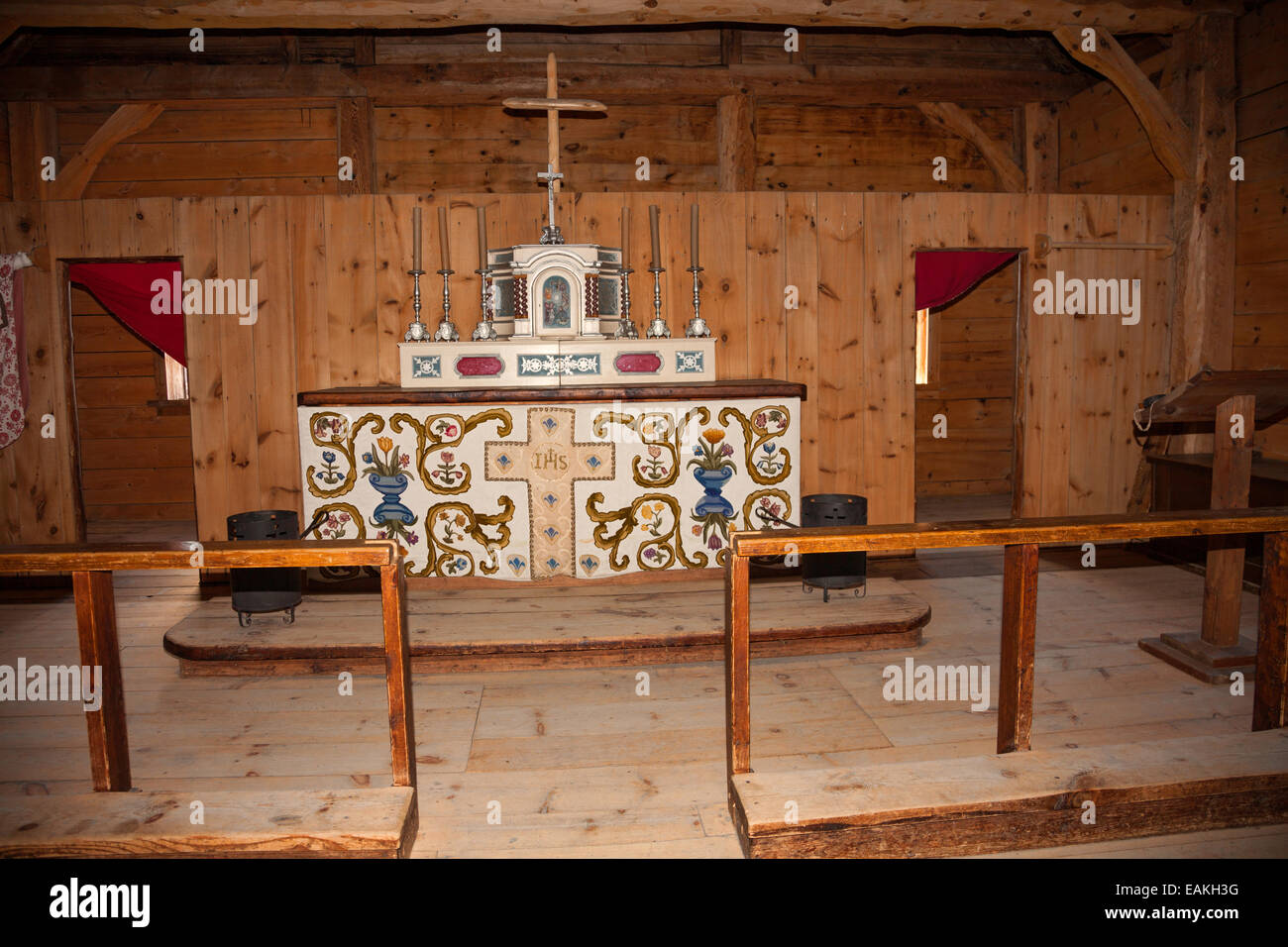 Chapel Altar at Sainte Marie among the Hurons;Original authentic Native ...