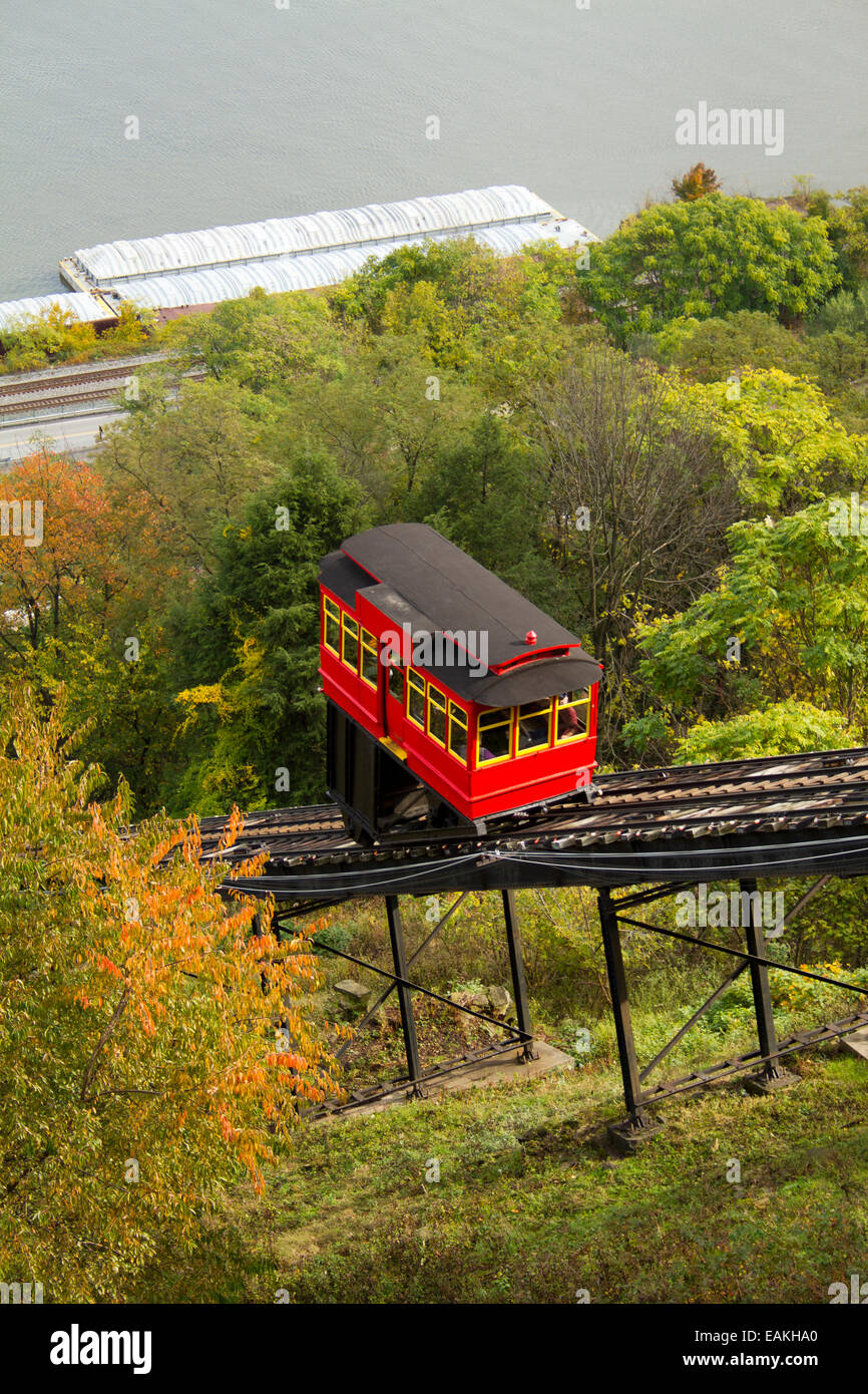 Duquesne incline from mount washington hi-res stock photography and ...