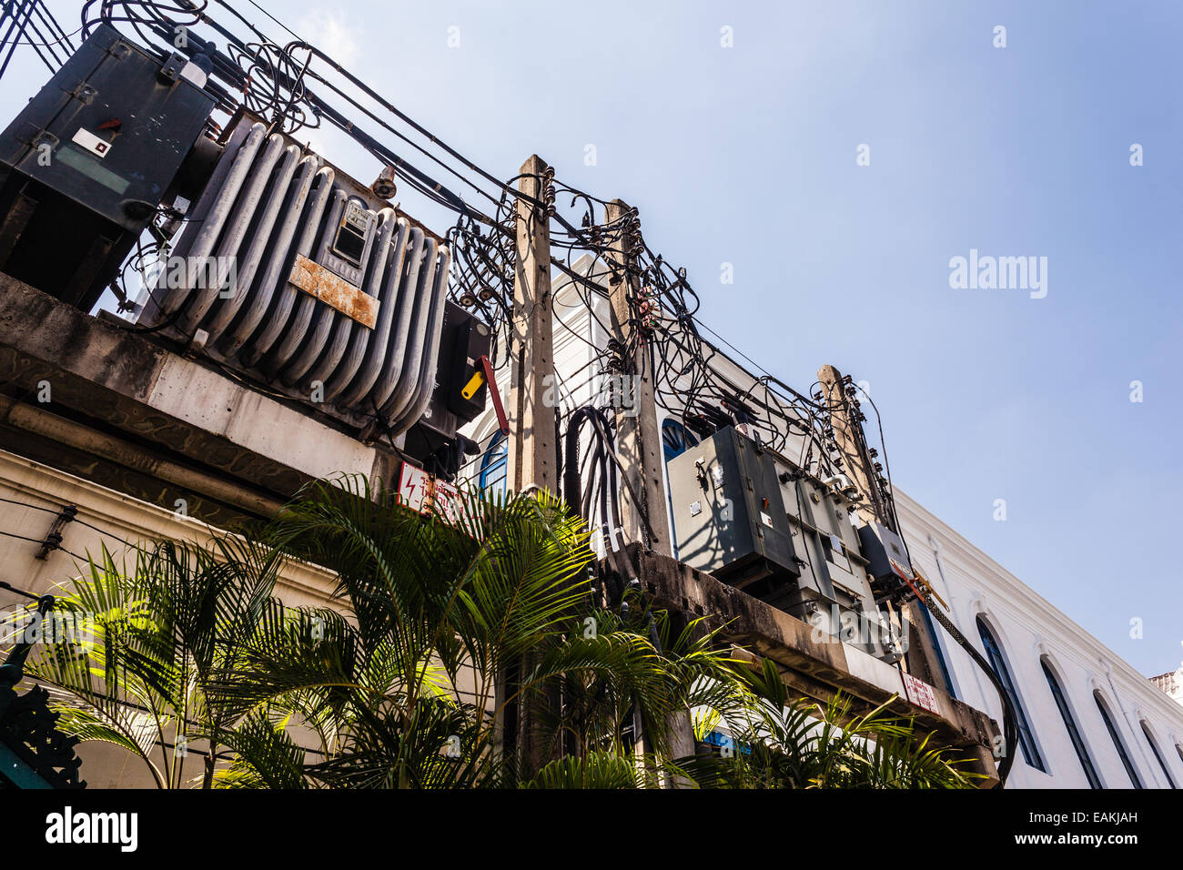 Old electric transformer hi-res stock photography and images - Alamy