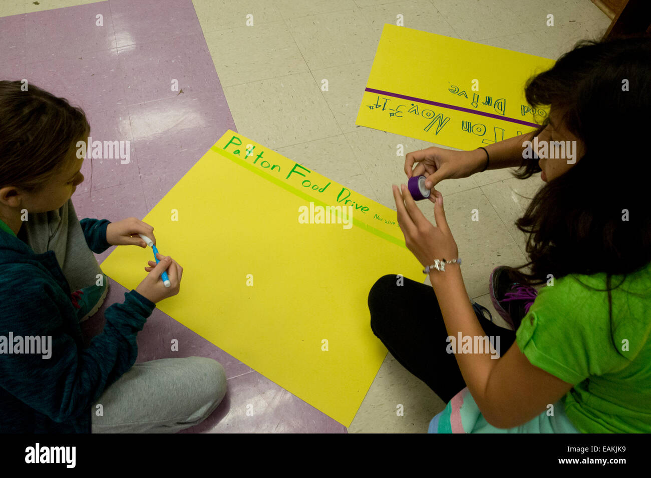 Fifth grade students and members of the Leadership Club at Texas ...