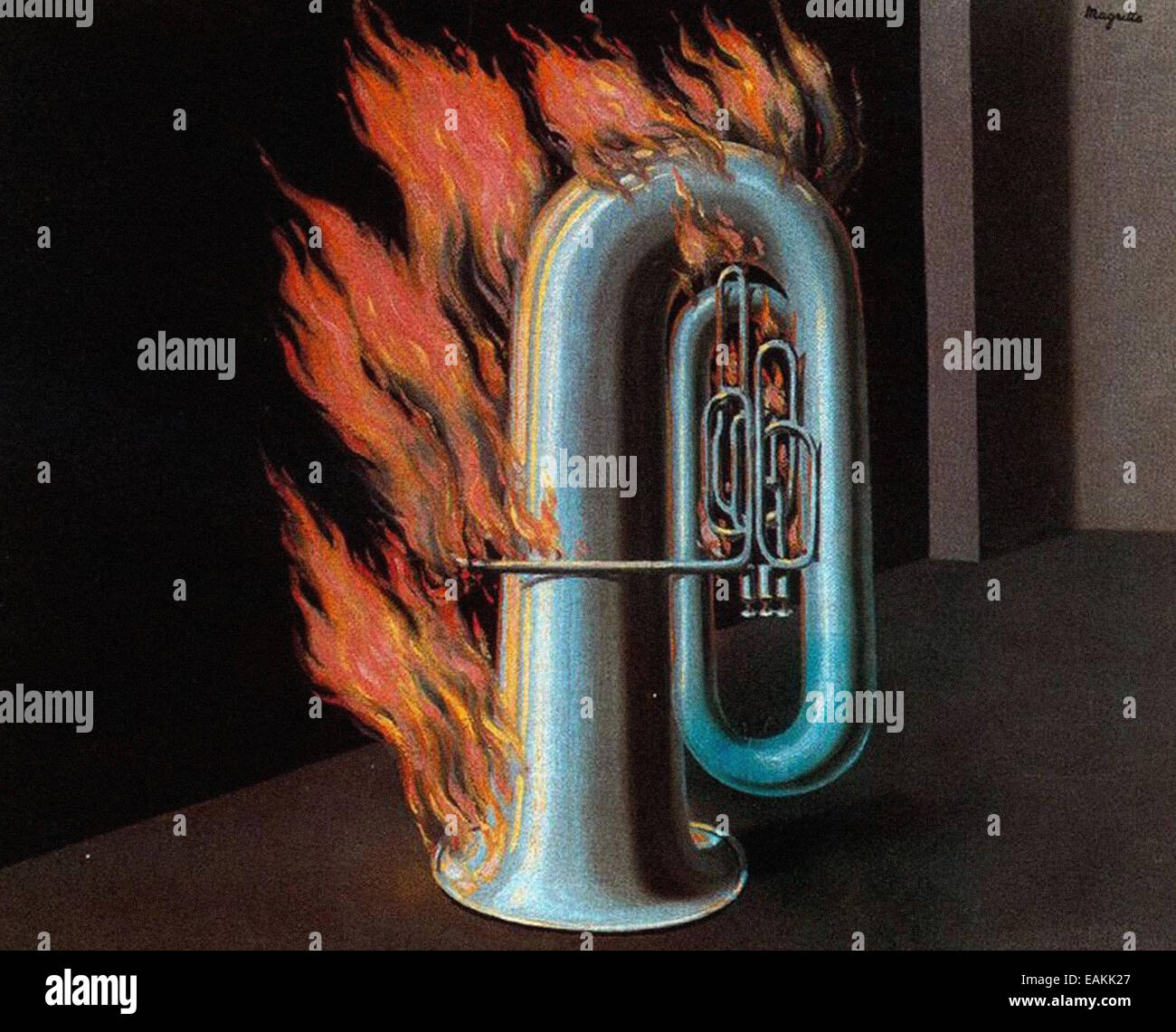 Rene magritte the discovery of fire hi-res stock photography and images ...