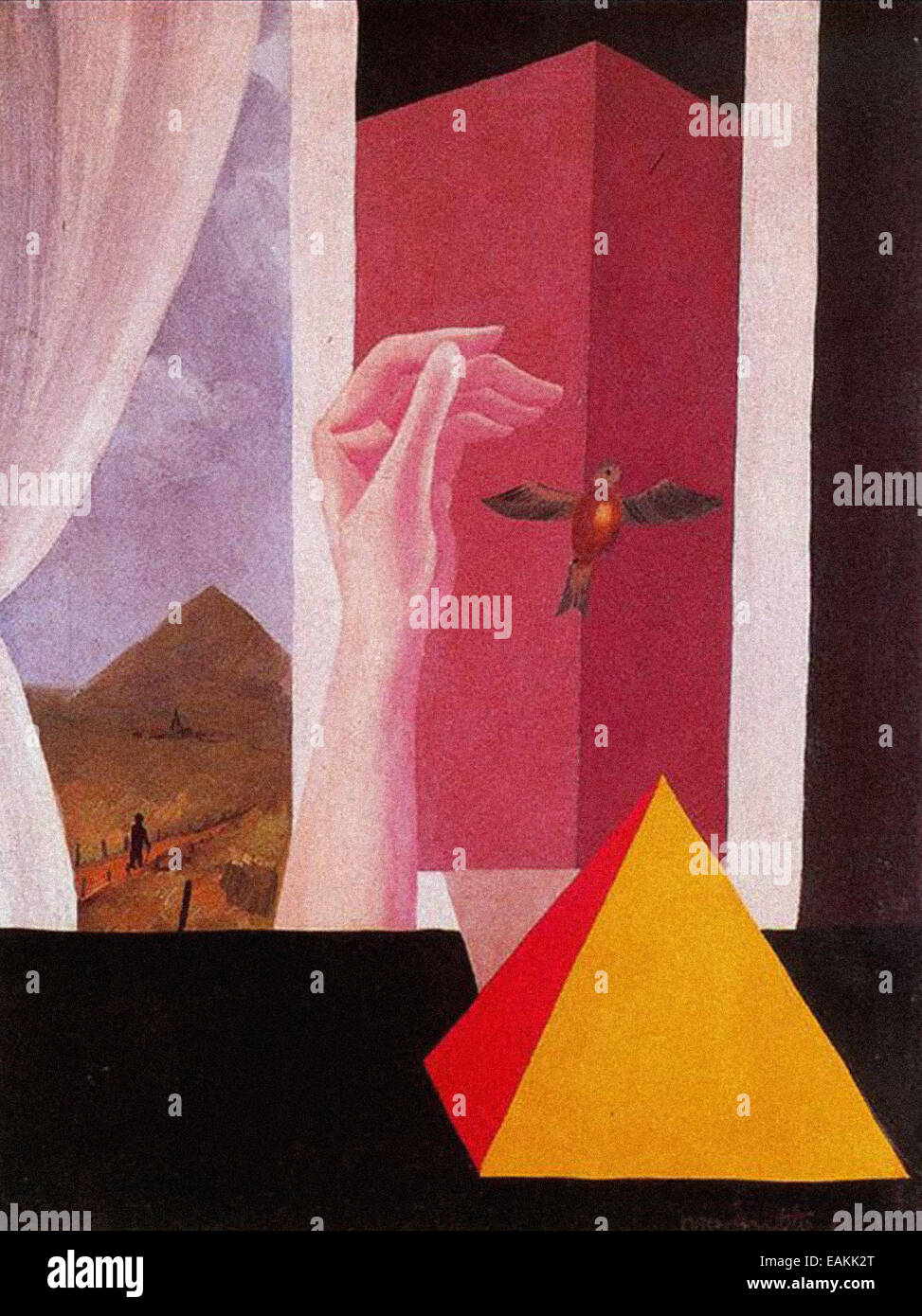 René Magritte The Window Stock Photo - Alamy