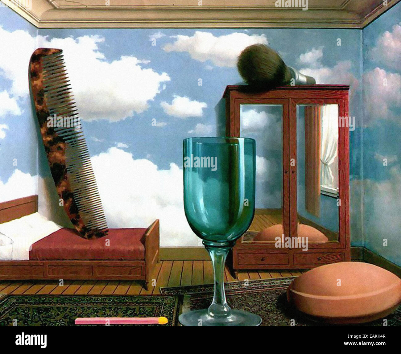 René Magritte Personal Values Stock Photo - Alamy