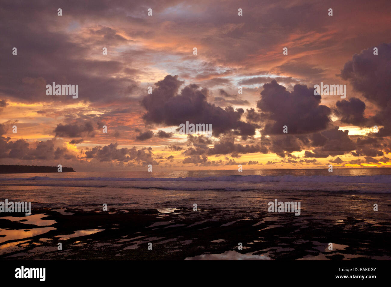 Sunset meditation at beach landscape hi-res stock photography and ...