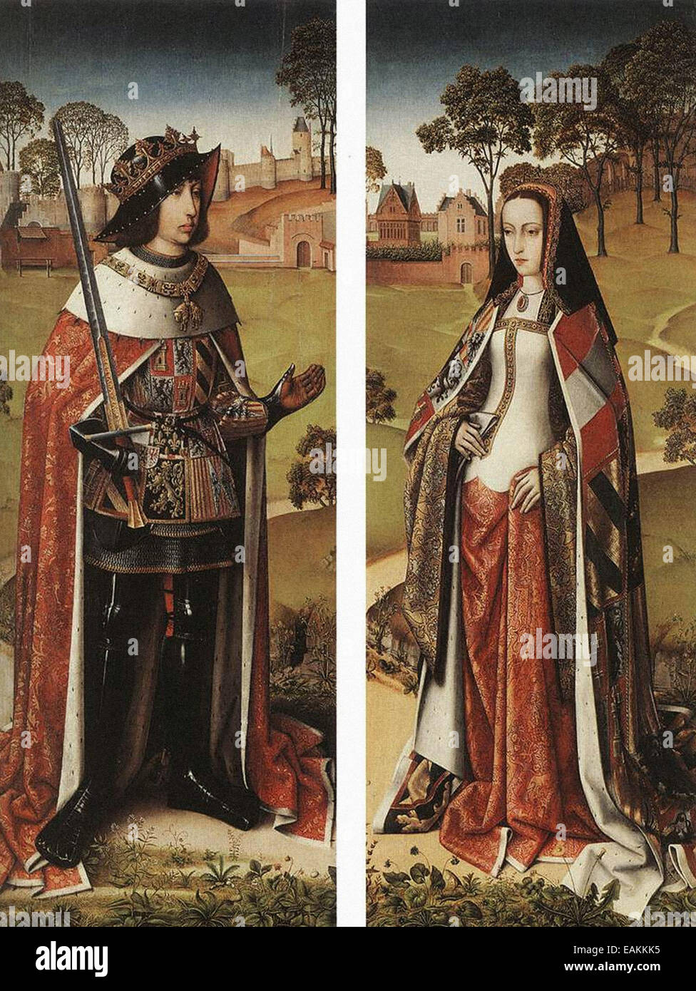 Master of Josseph Sequence Philip the Fair and Joan the Mad of Castile ...
