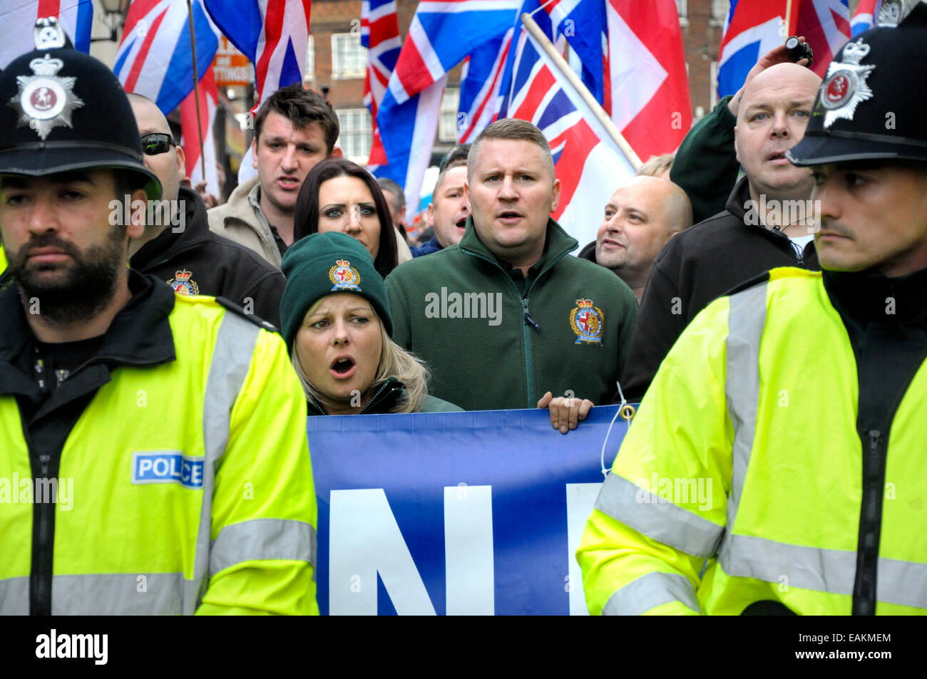 Rochester, Kent, England, UK. Britain First (right-wing political group ...