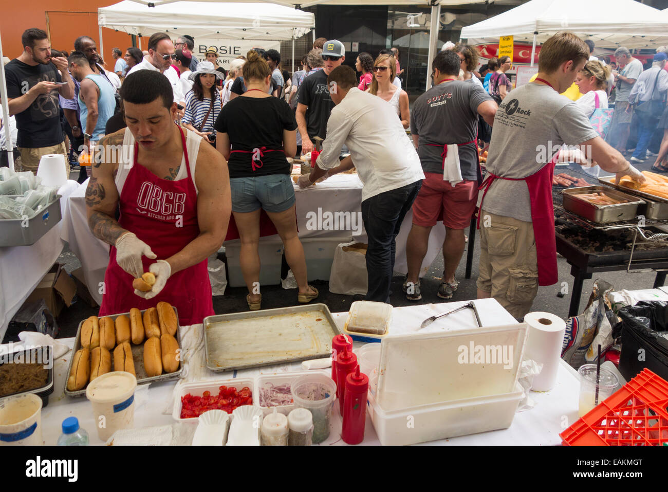 Bastille day parade in NYC Stock Photo - Alamy
