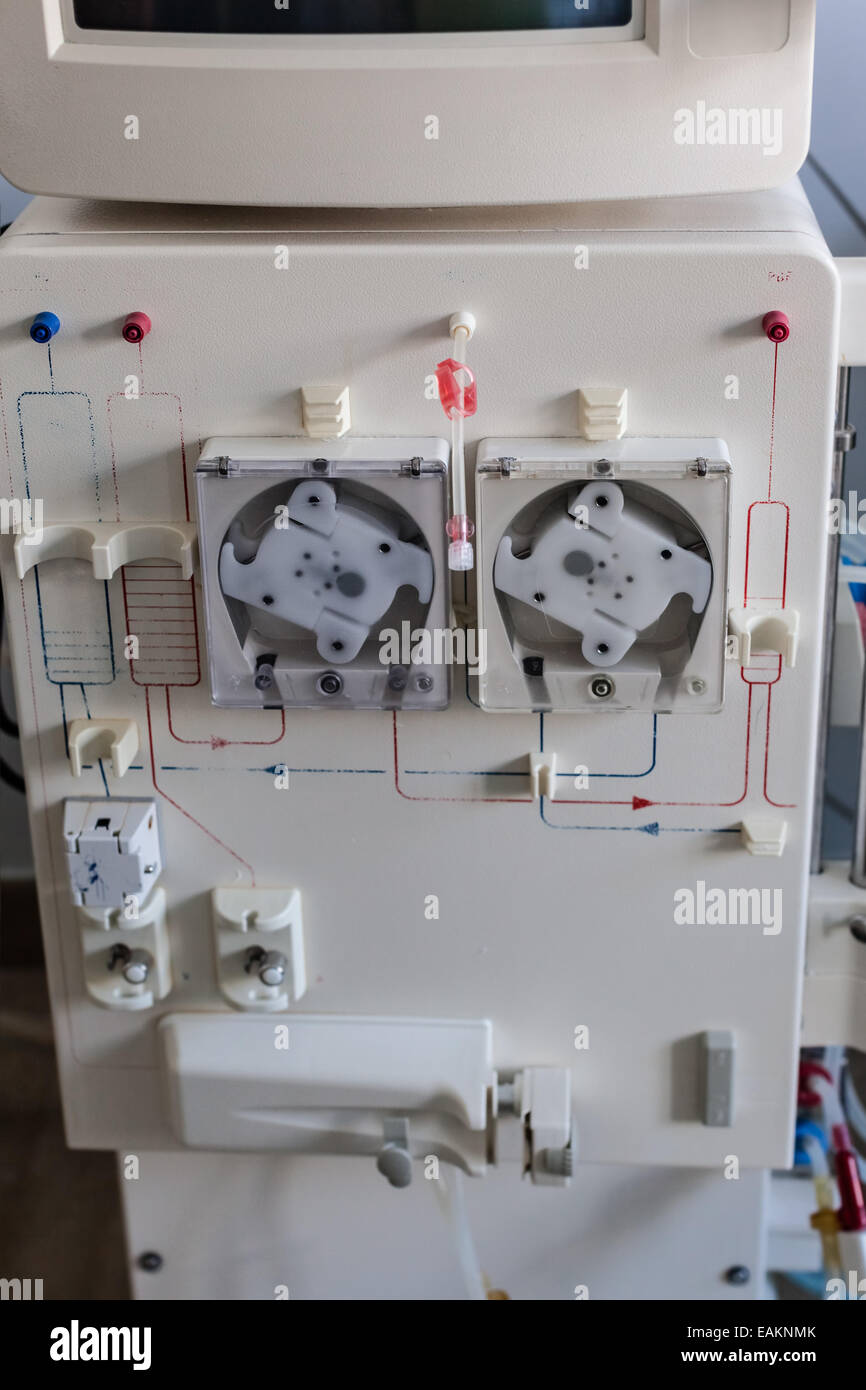 a dialyser or hemodialysis machine in an hospital ward Stock Photo - Alamy
