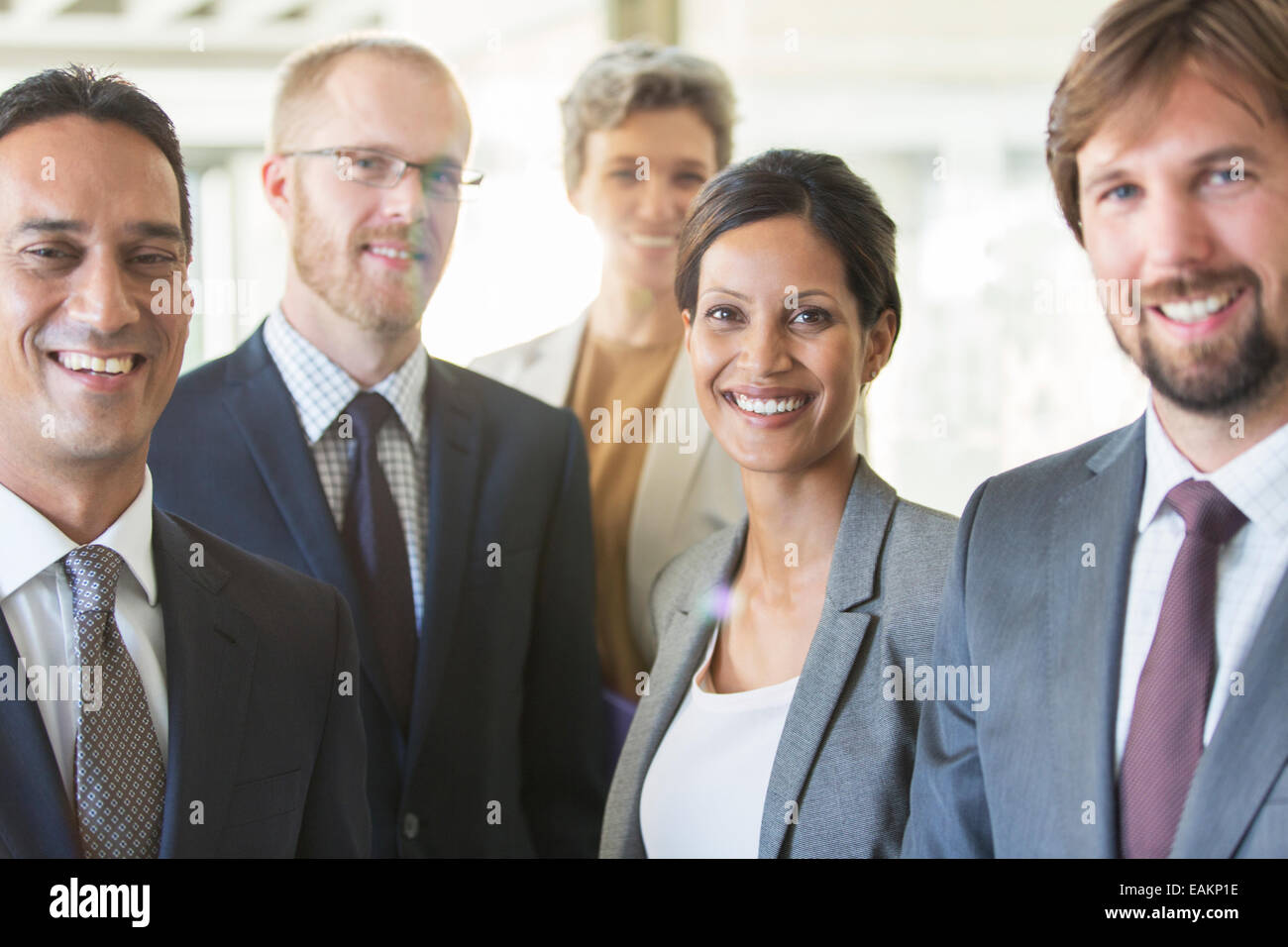 Group portrait of successful office team Stock Photo - Alamy