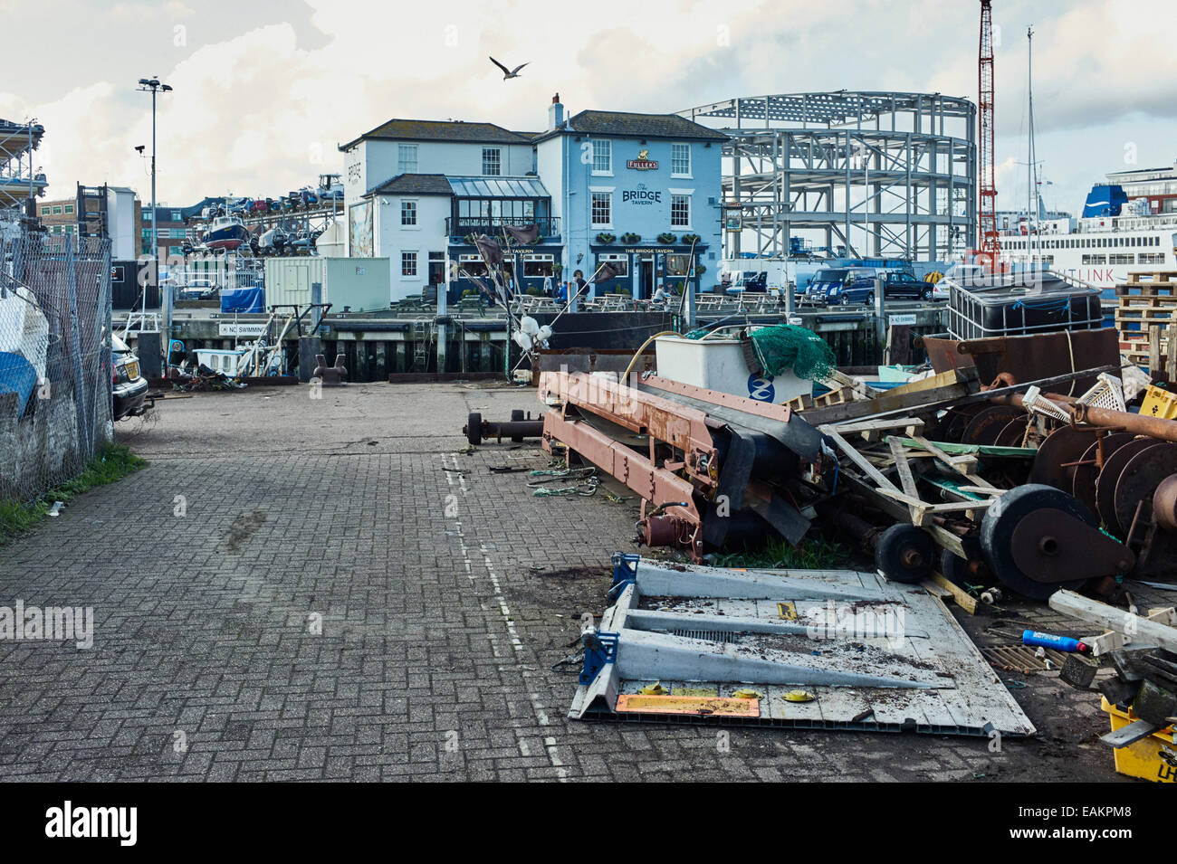 Camber docks in Portsmouth Stock Photo - Alamy