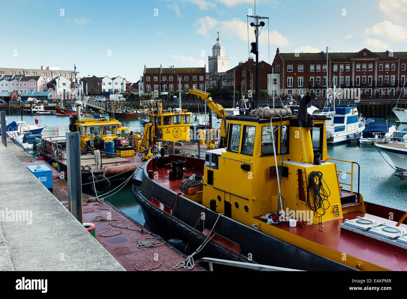 Bt marine in camber dock hi-res stock photography and images - Alamy