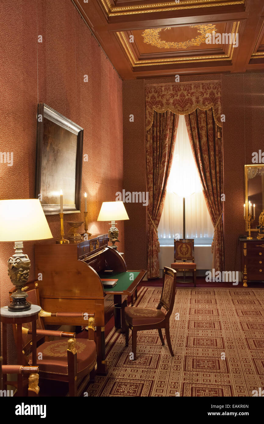 Chamber in the Royal Palace (Dutch: Koninklijk Paleis) in Amsterdam ...