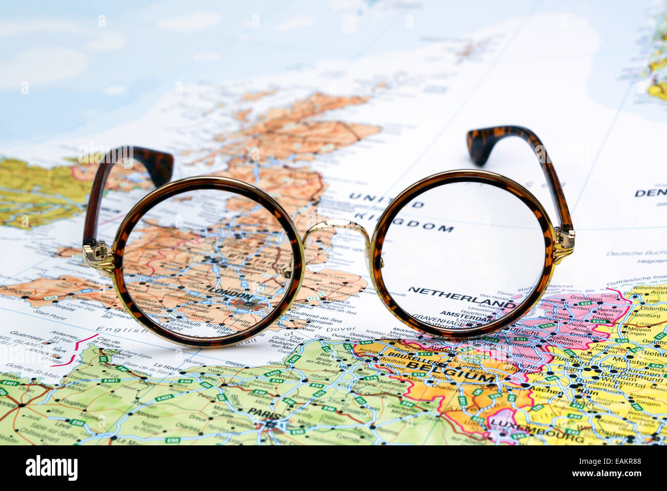 Tourist map of london eye hi-res stock photography and images - Alamy