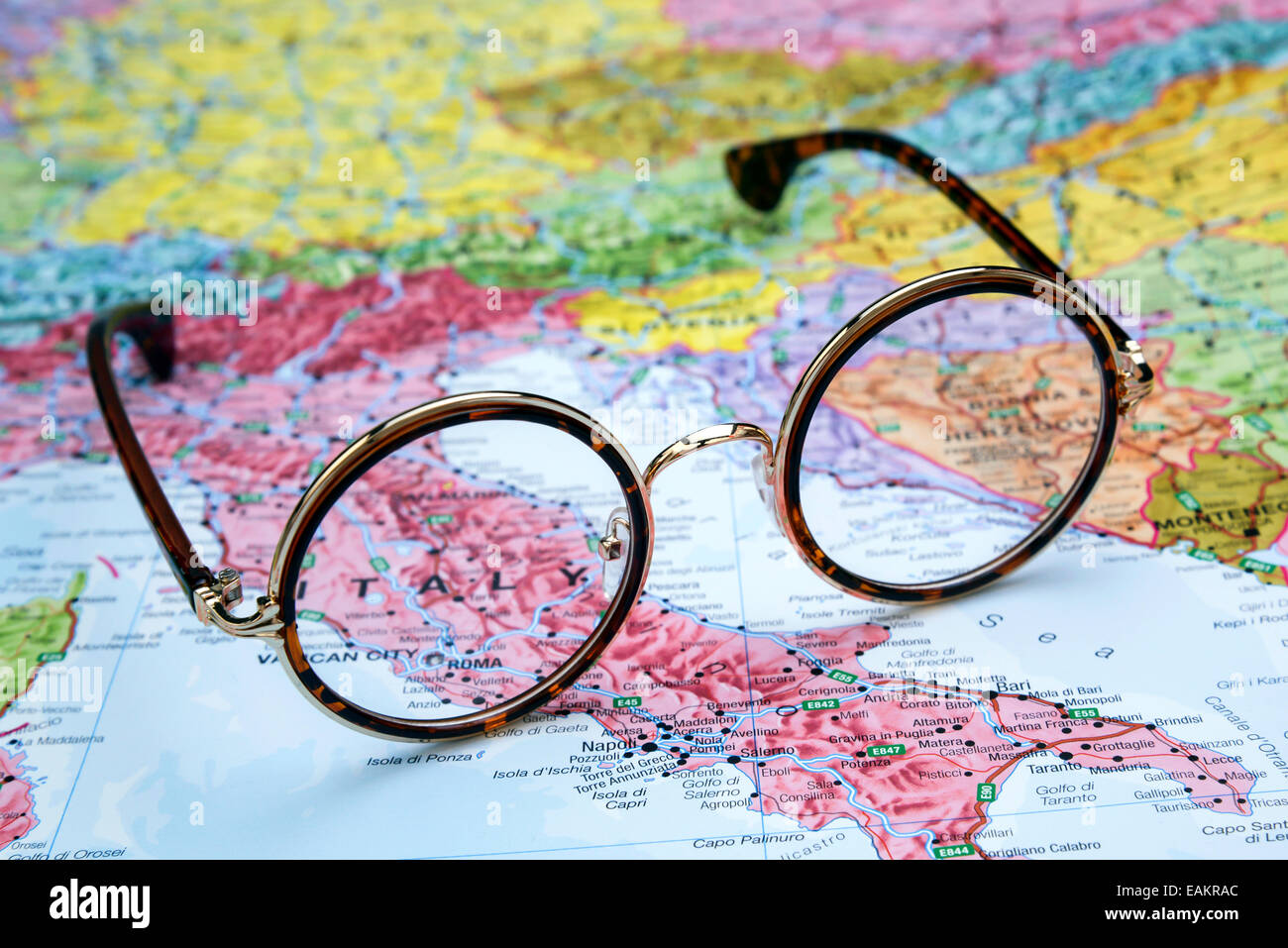 Europe map italy hi-res stock photography and images - Alamy