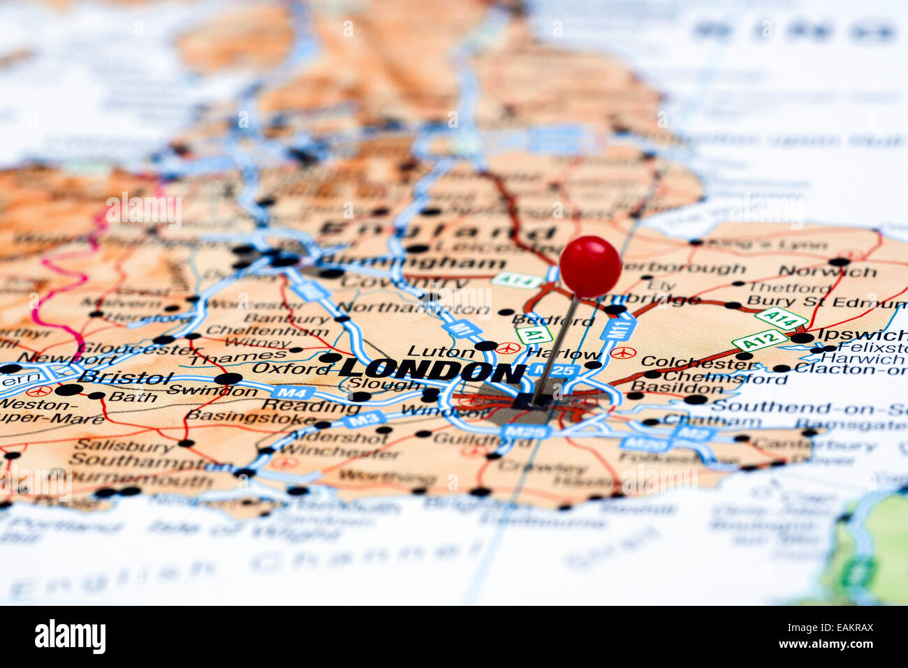 Eye London England On Map