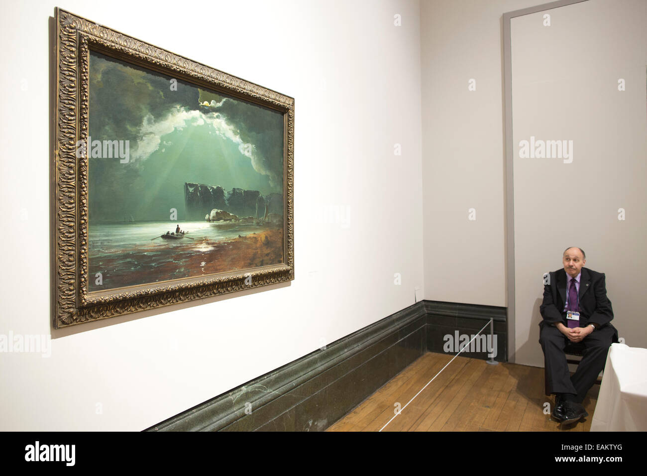Peder Balke exhibition National Gallery, London, UK 11th November 2014 ...