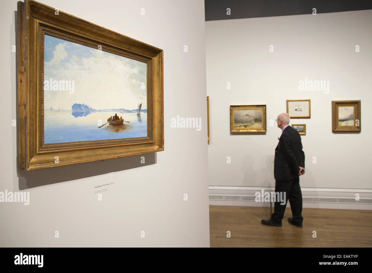 Peder Balke exhibition National Gallery, London, UK 11th November 2014 ...