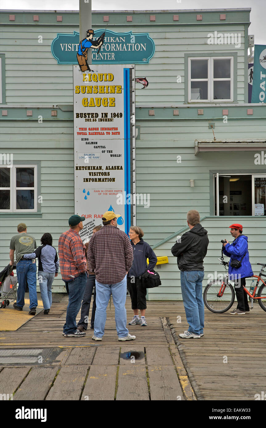 Visitors At Ketchikan Visitor Information Center In Ketchikan, Alaska ...