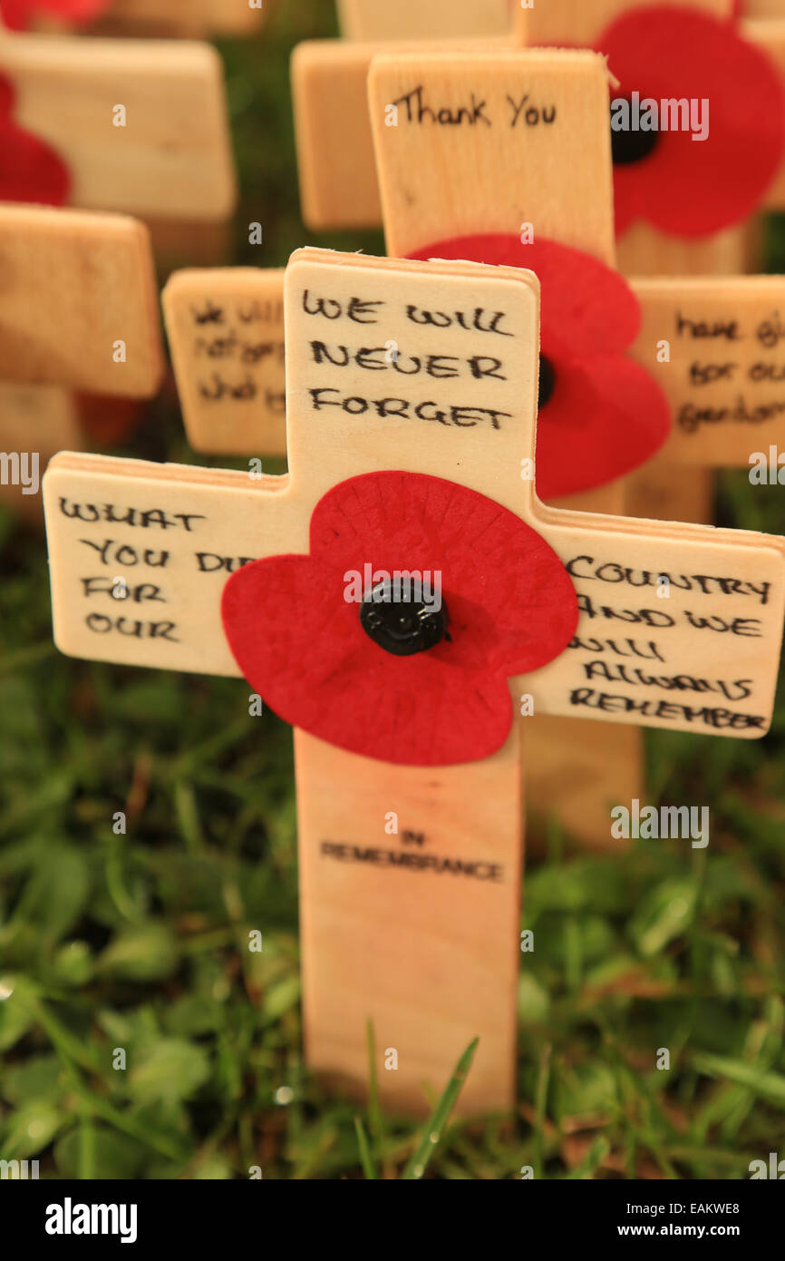 Memorial crosses hi-res stock photography and images - Alamy