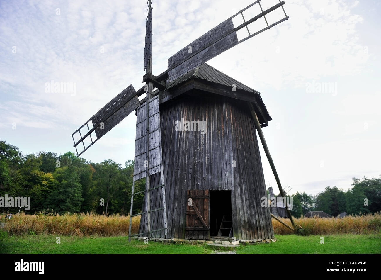 Old wooden windmill farm hi-res stock photography and images - Alamy