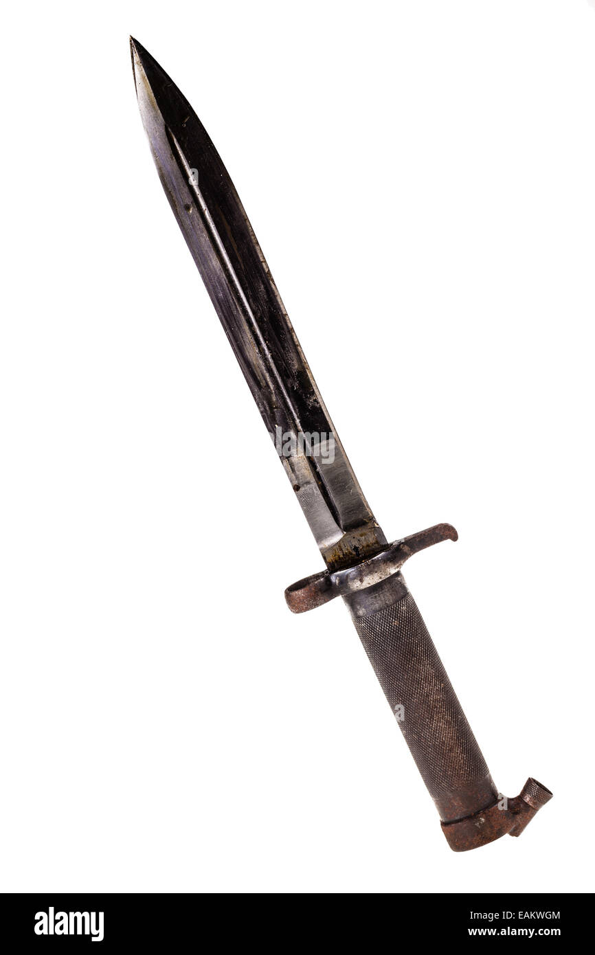 Old rusty bayonet Cut Out Stock Images & Pictures - Alamy