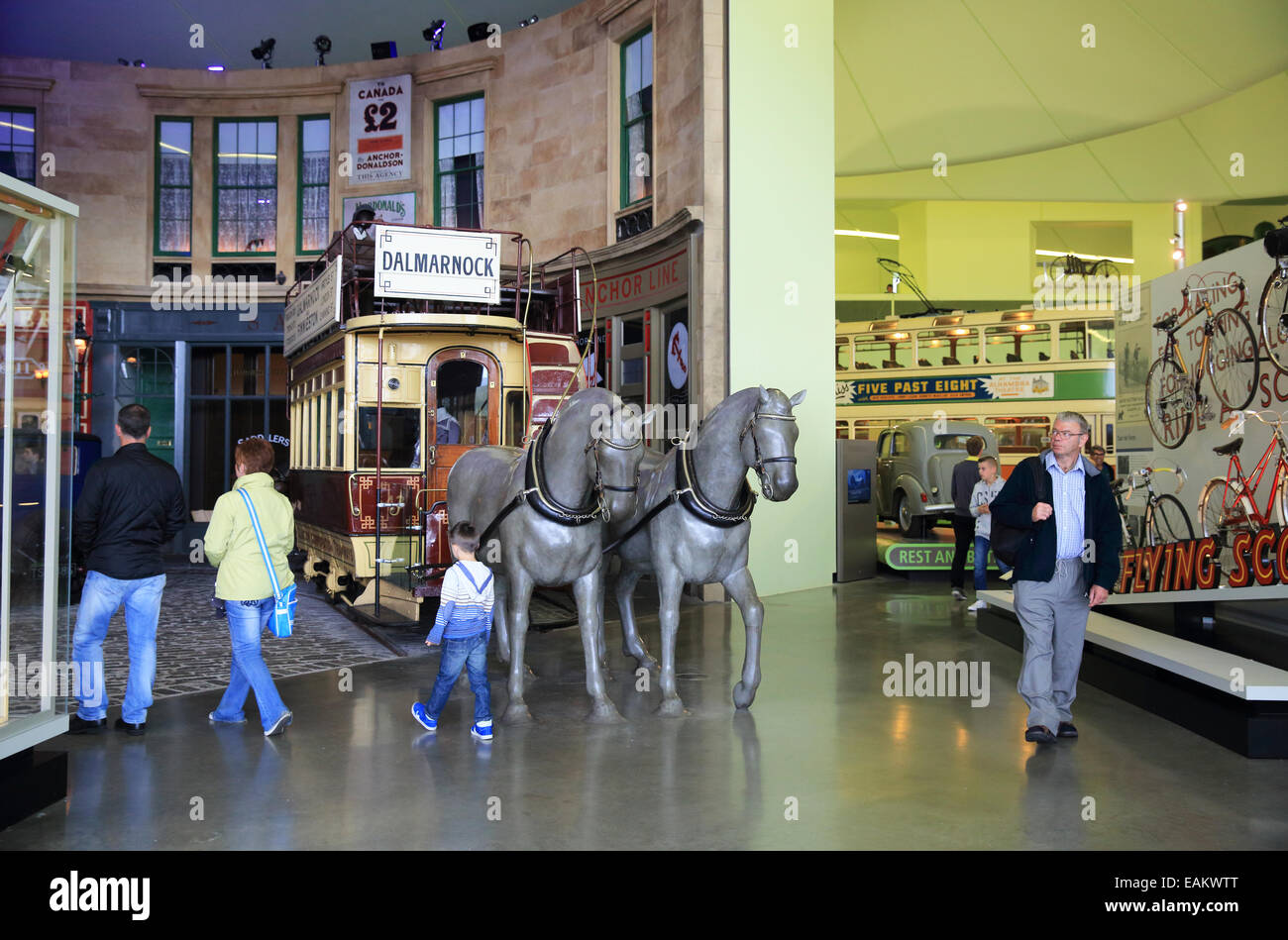 The Glasgow Riverside Transport Museum, in the regeneration area ...