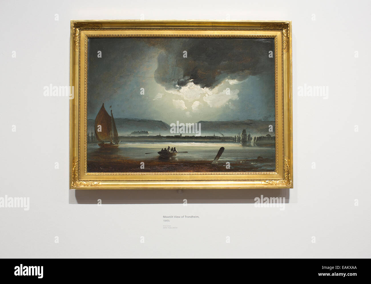 Peder Balke exhibition National Gallery, London, UK 11th November 2014 ...