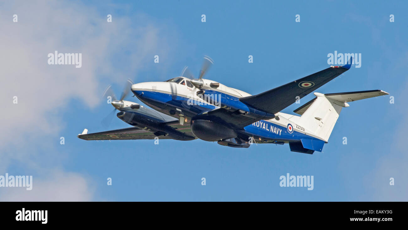 Hawker Beechcraft Avenger T1 ZZ501 of 750 Squadron Stock Photo - Alamy