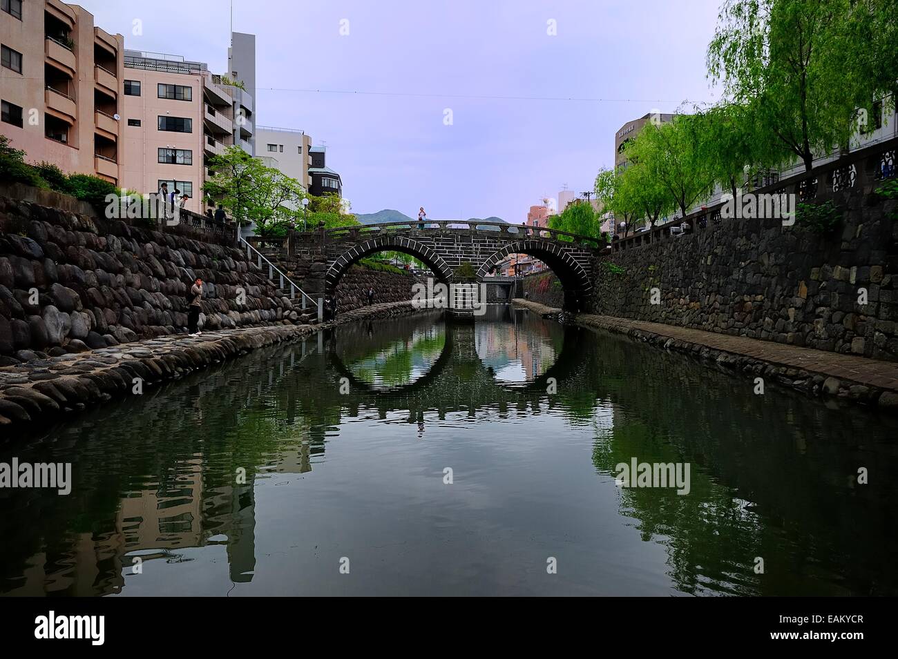 Spectacle Bridge, Nagasaki, Japan Stock Photo - Alamy