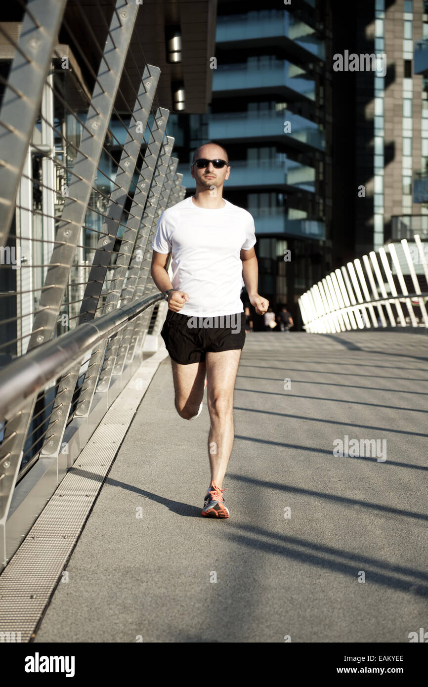 Running man hi-res stock photography and images - Alamy