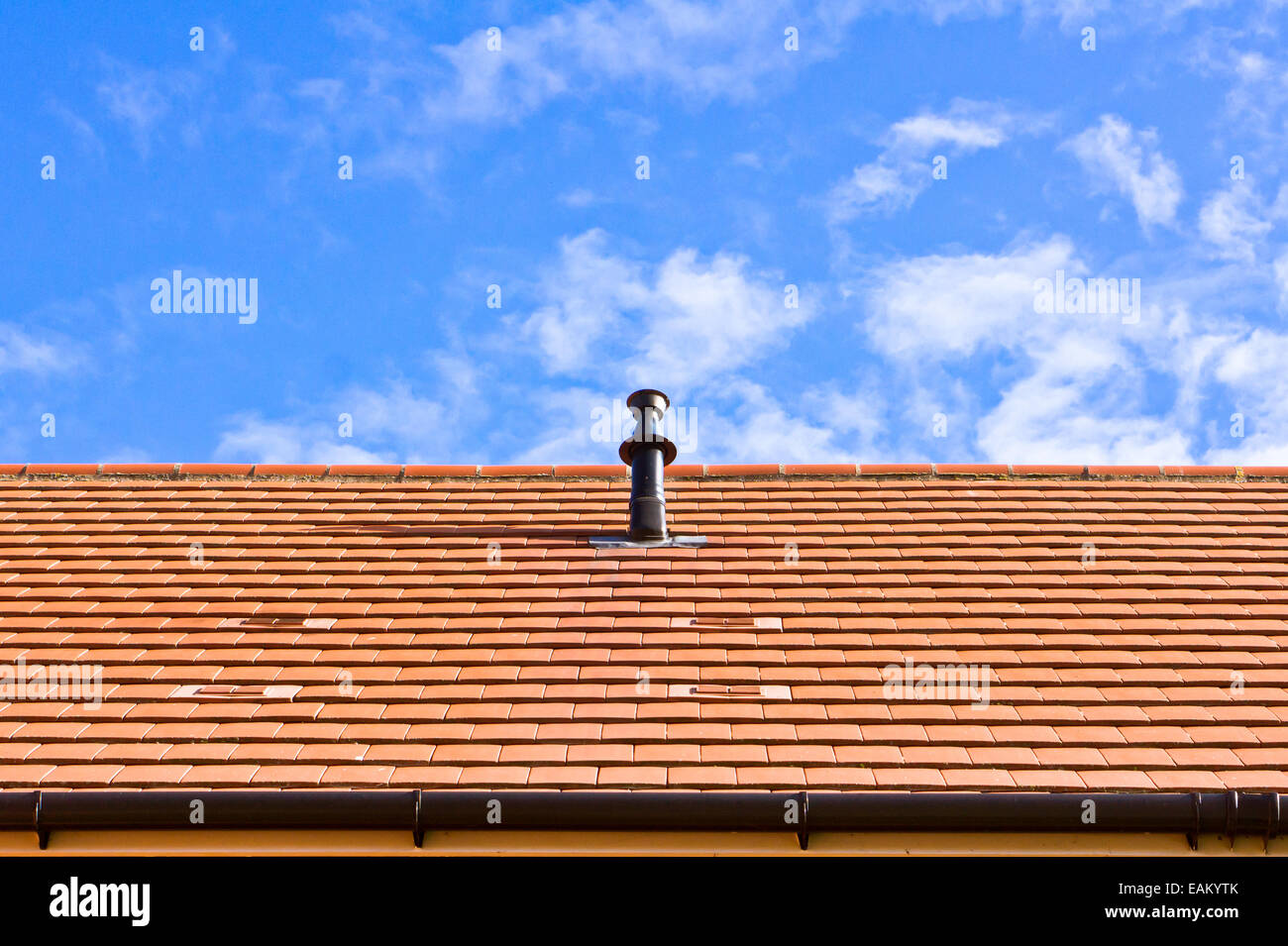 A simple symmetrical image of a modern roof Stock Photo - Alamy