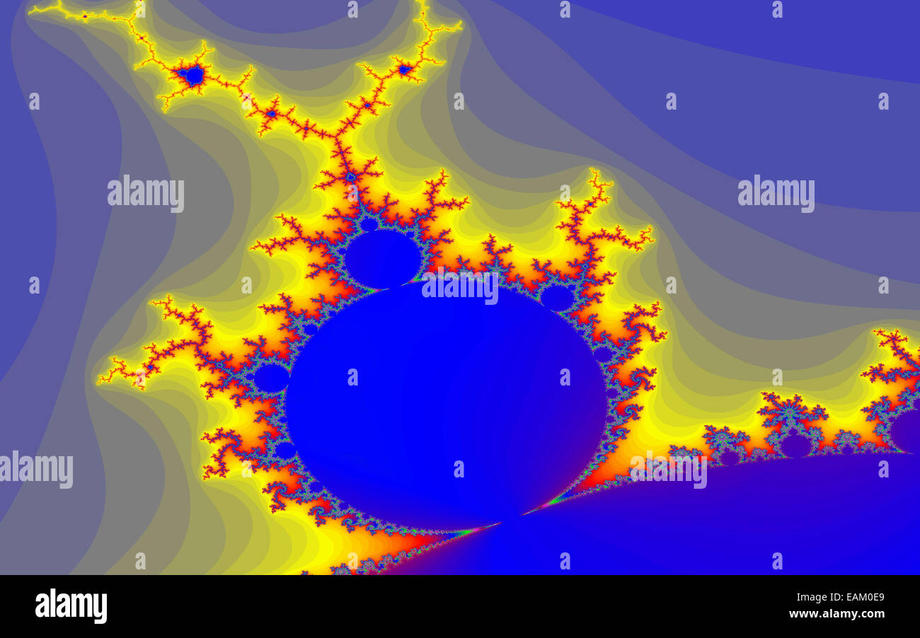Digital Visualization Of A Colourful Fractal Called Mandelbrot Set Mathematical Background