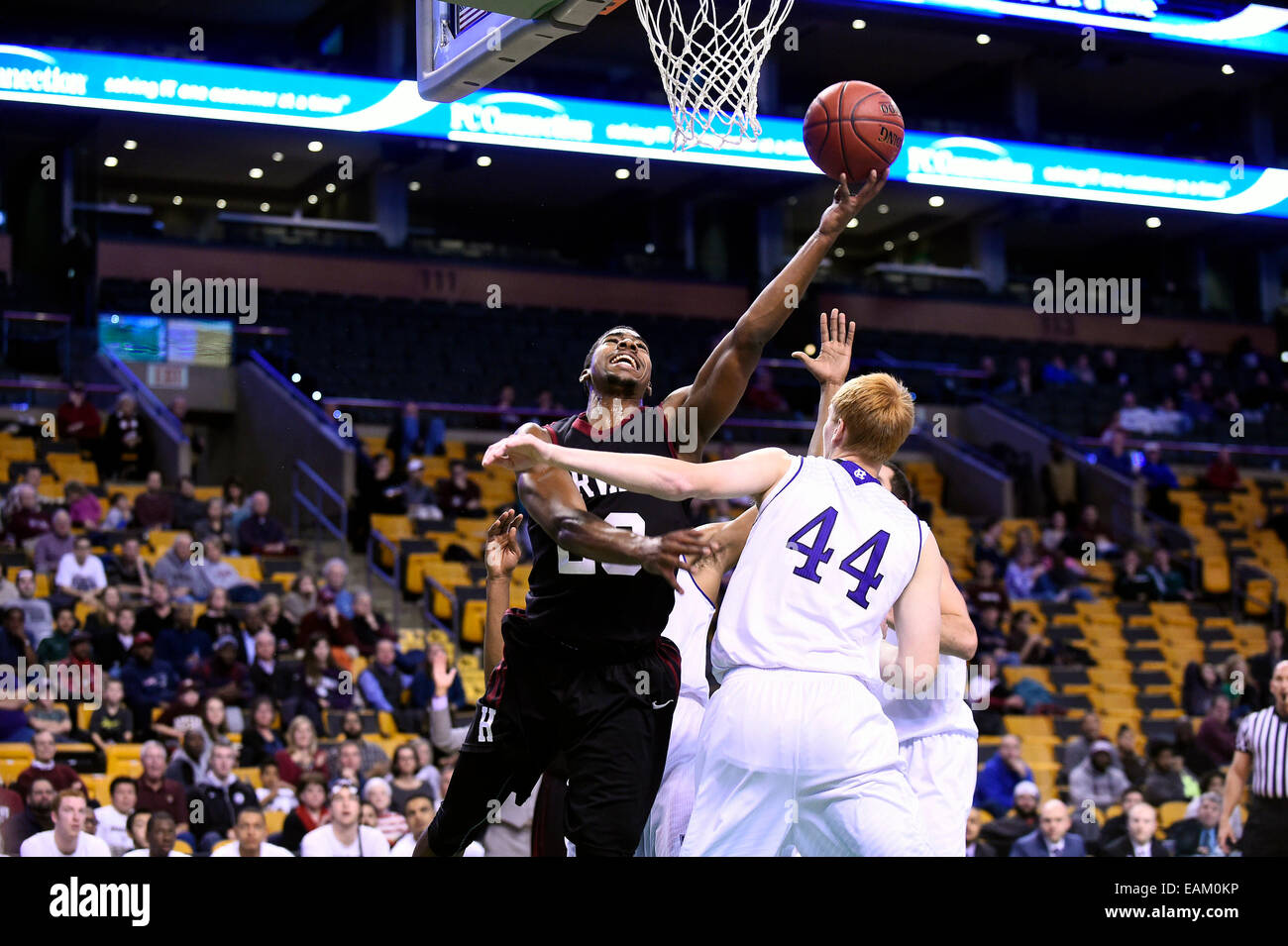 Boston, Massachusetts, USA. 16th Nov, 2014. Harvard Crimson guard ...
