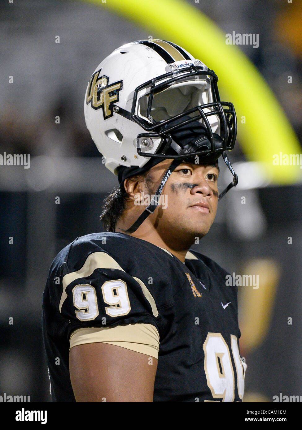 November 15, 2014 - Orlando, FL, U.S: UCF Knights defensive lineman ...