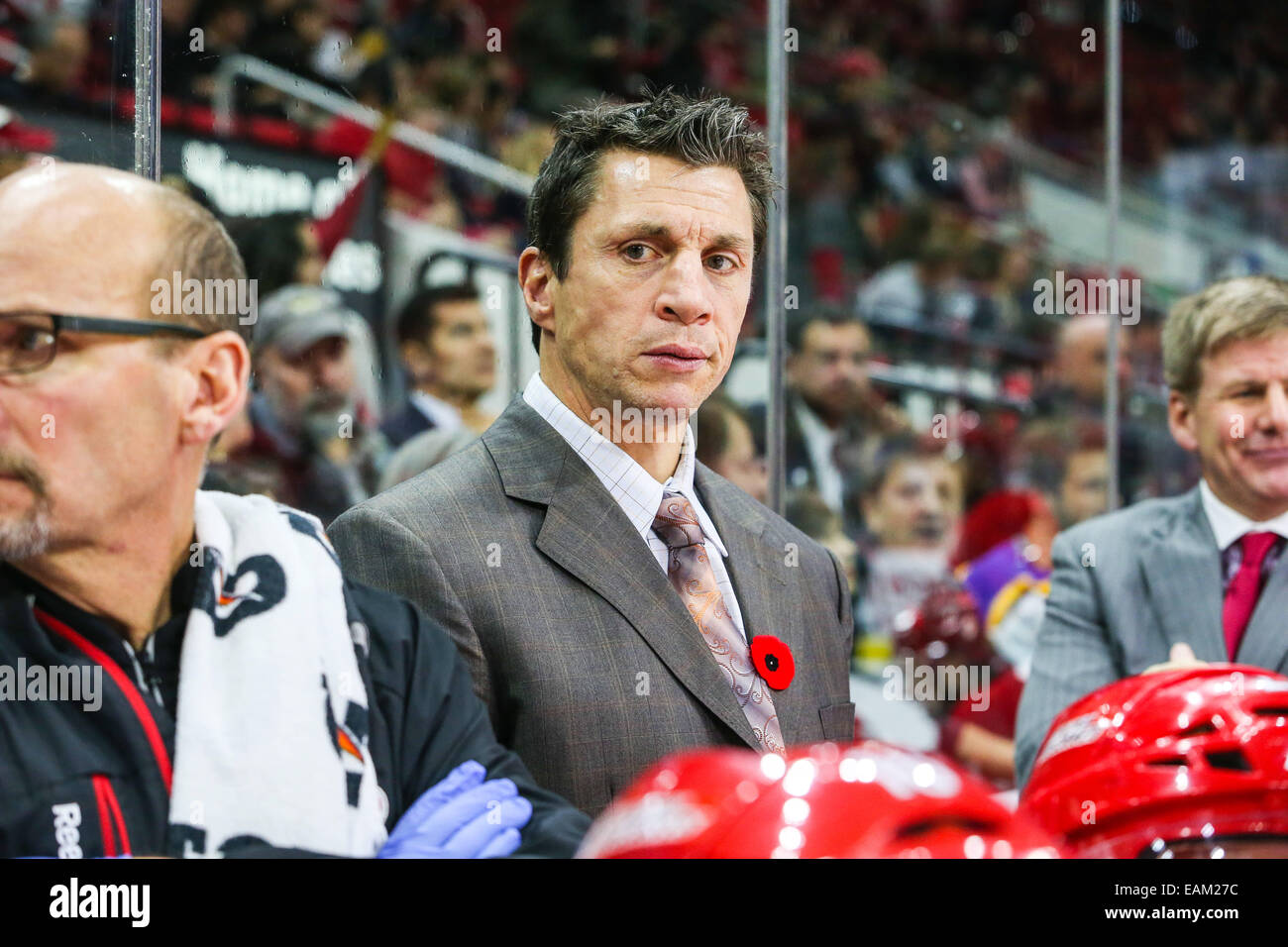Raleigh, North Carolina, USA. 10th Nov, 2014. Carolina Hurricanes ...